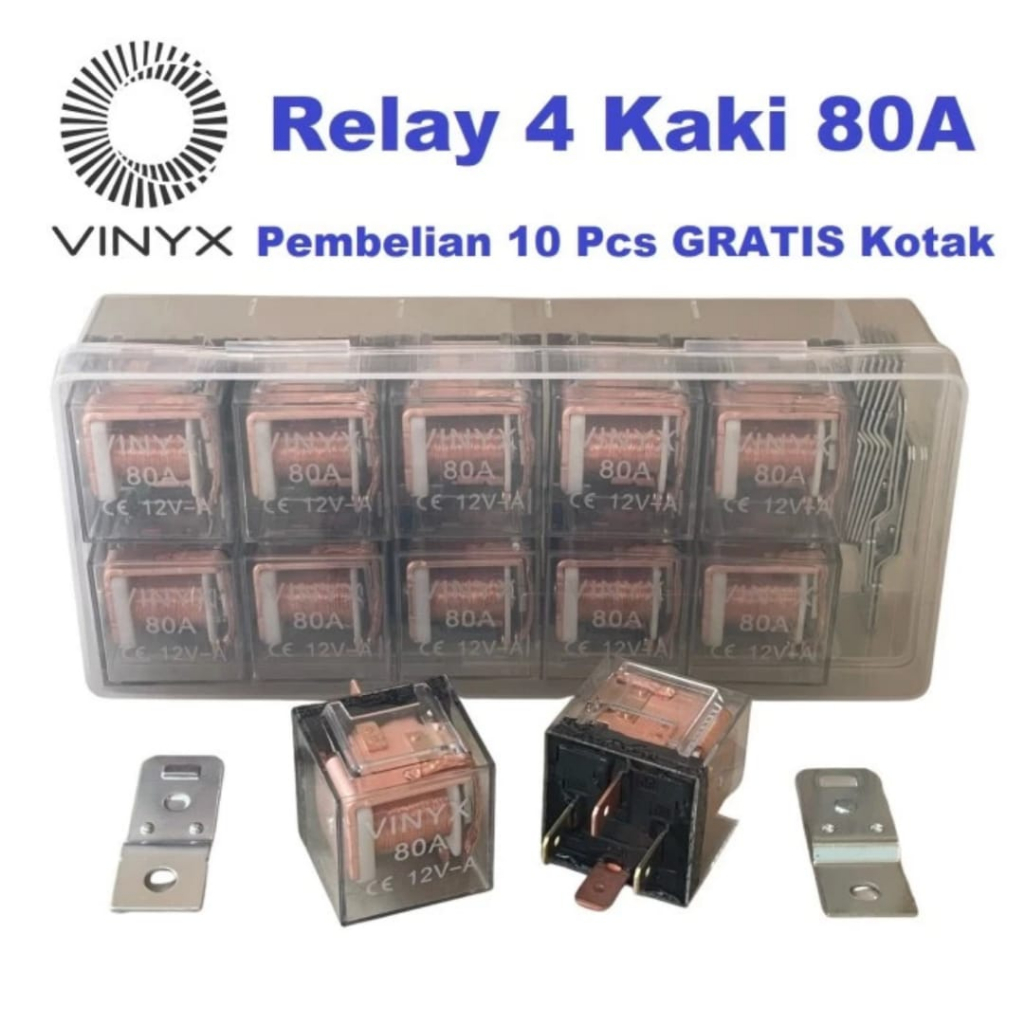 Jual Relay Rilay Rilai Klakson Kelakson Lampu Tembak Sorot LED Alarm ...