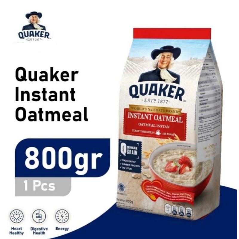 Jual Quaker instant oatmeal 800 gr | Shopee Indonesia
