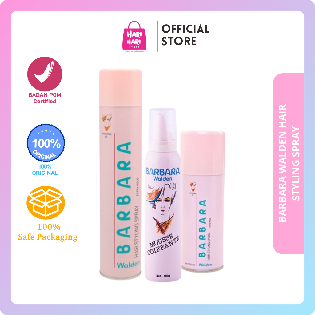 Jual BARBARA WALDEN HAIR STYLING SPRAY | Shopee Indonesia