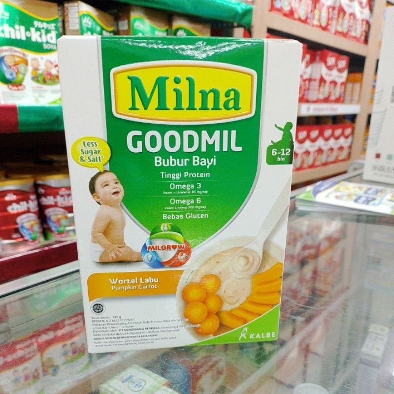 Jual Bubur Milna goodmil wortel labu | Shopee Indonesia
