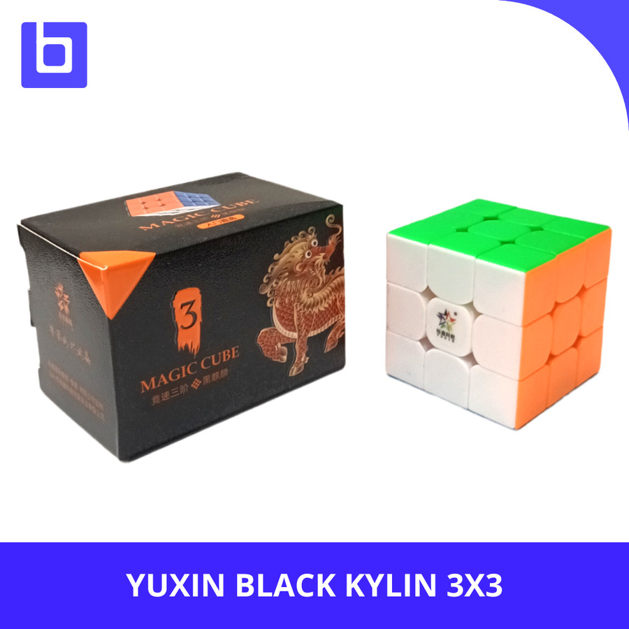 Jual Cube 3x3 Yuxin Black Kylin 3x3 Stickerless | Shopee Indonesia