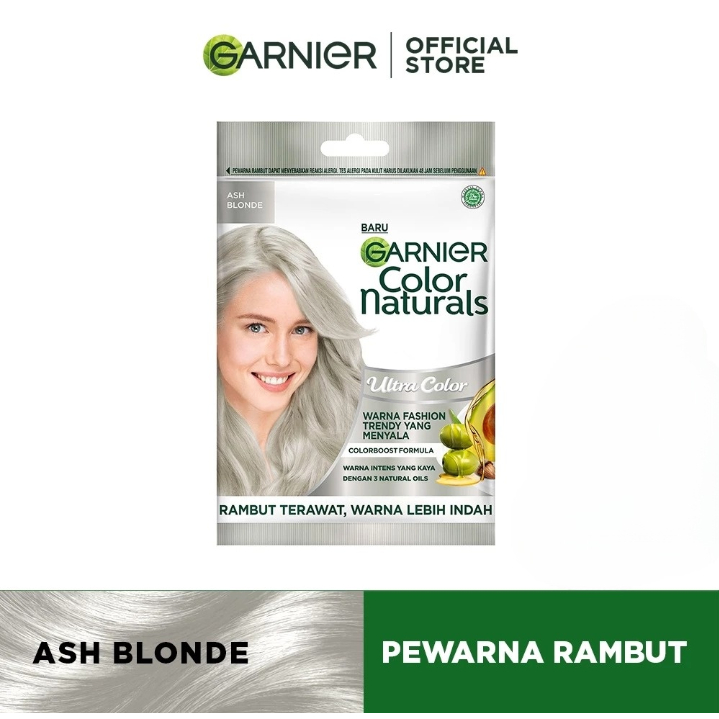 Jual Garnier Color Naturals Ash Blonde / Pewarna Rambut Garnier ...
