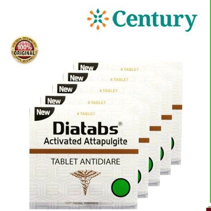Jual NEW DIATAB TAB 1 Strip isi 4 tablet/DIARE/MENCRET/OBAT DIARE/OBAT ...