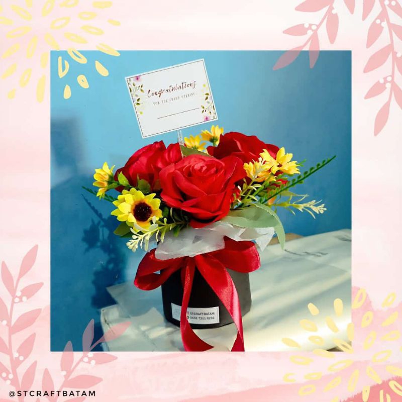 Jual BUNGA GRAND OPENING | ARTIFICIAL BLOOM BOX | Shopee Indonesia