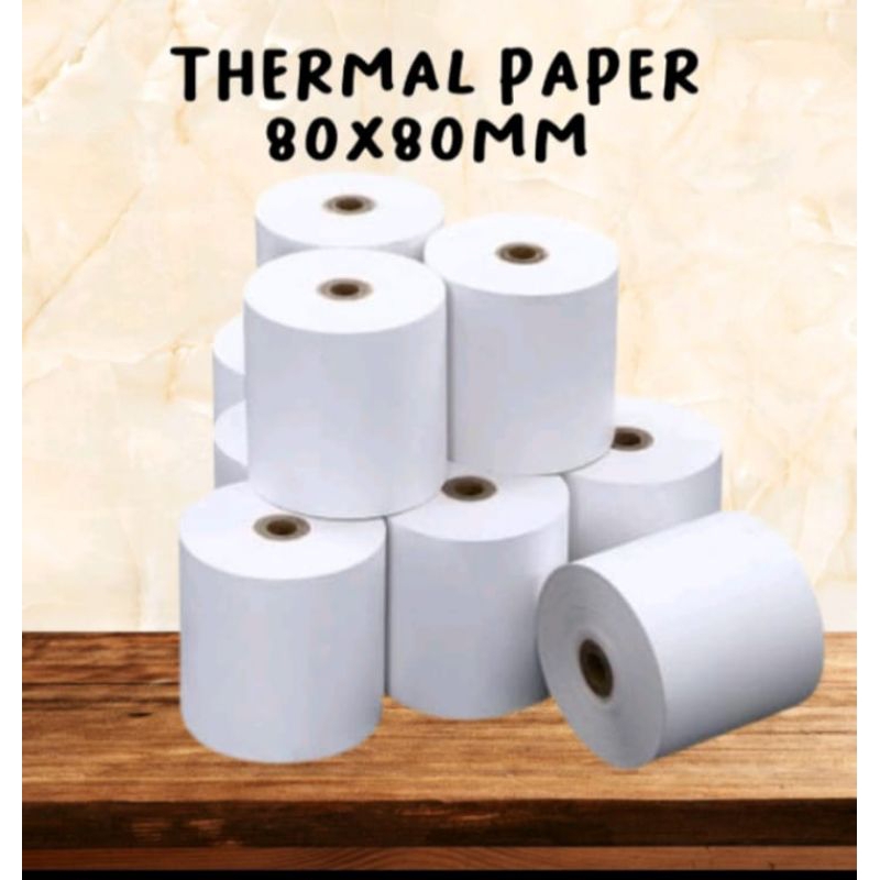 Jual Kertas thermal 80x80mm Untuk mesin printer thermal besar ukuran ...