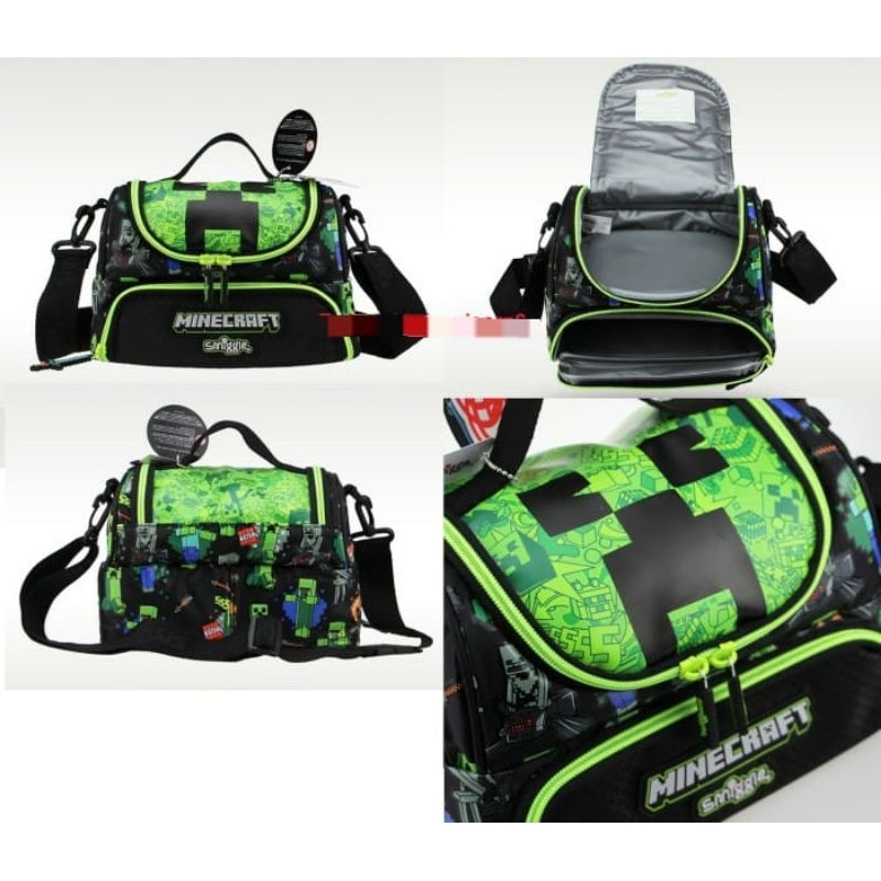 Jual lunchbox lunch bag smiggle kotak bekal tas smiggle Minecraft READY ...