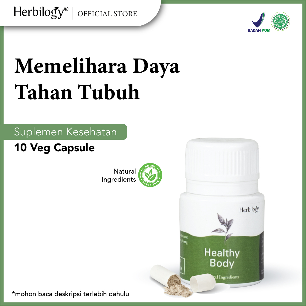 Jual Trial Size Herbilogy Healthy Body - 10 Capsule | Shopee Indonesia