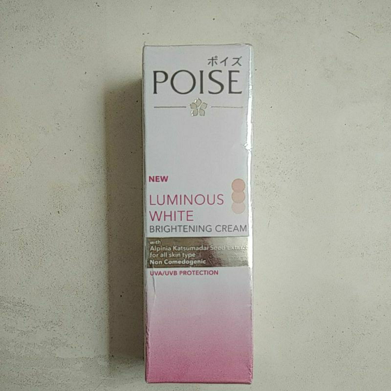 Jual POISE NEW LUMINOUS WHITE BRIGHTENING CREAM 20g | Shopee Indonesia