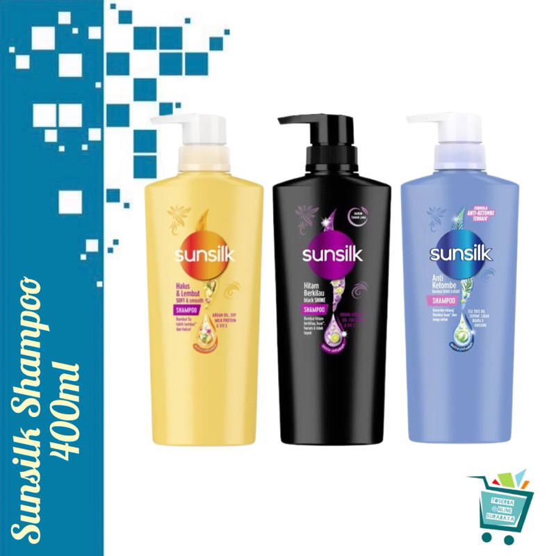 Jual Sunsilk Shampoo Soft and Smooth / Halus Lembut / Hitam Berkilau ...