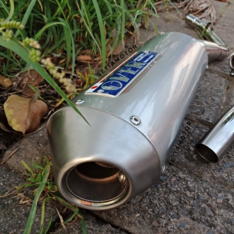 Jual KNALPOT OVER RACING JAPAN STAINLESS PNP KLX 150/BF CRF 150L D ...
