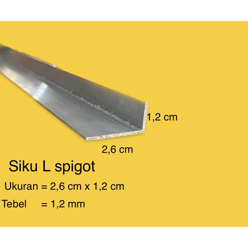 Jual Siku Almunium L spigot | Shopee Indonesia