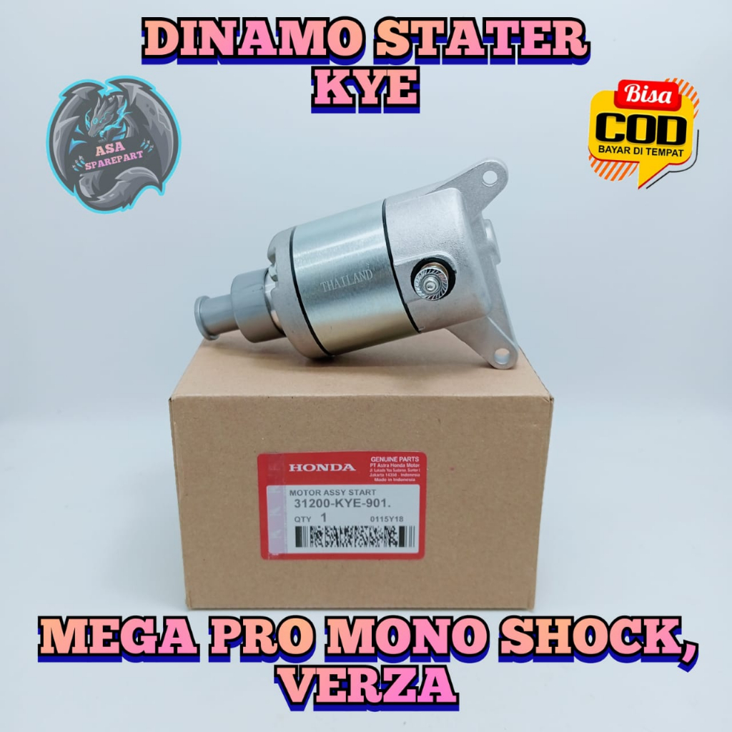 Jual Dinamo stater KYE Asli Original Motor Honda New Megapro Monoshock ...