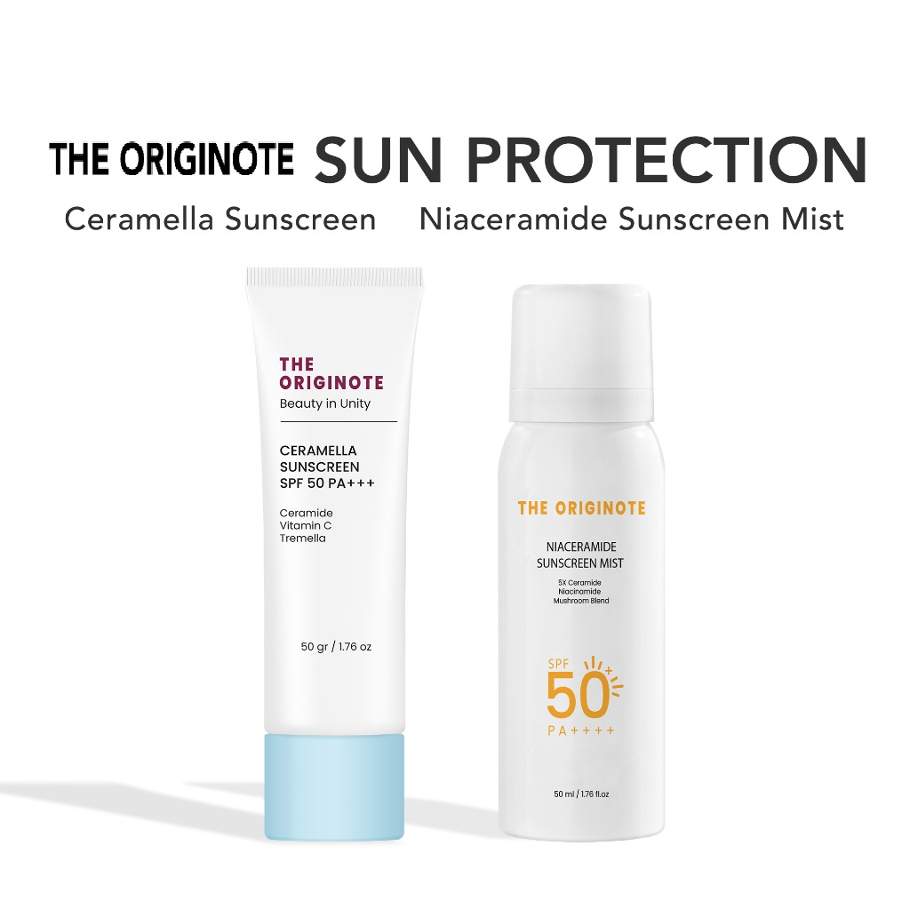 Jual READY The Originote Ceramella Sunscreen SPF50 PA++++ Serum ...