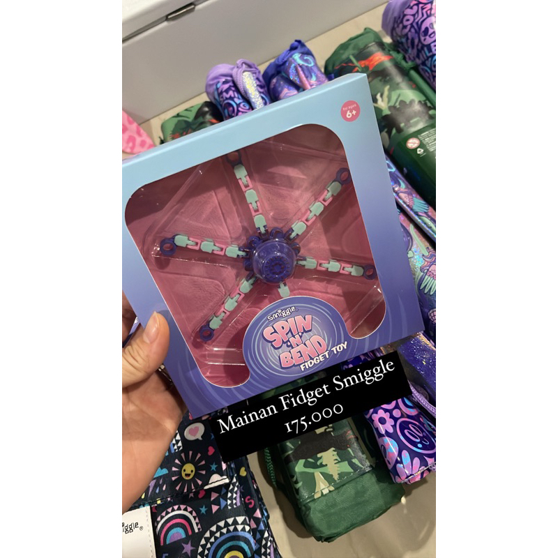Jual Smiggle Fidget Spin and Bend / Smiggle Toys / Mainan Smiggle ...