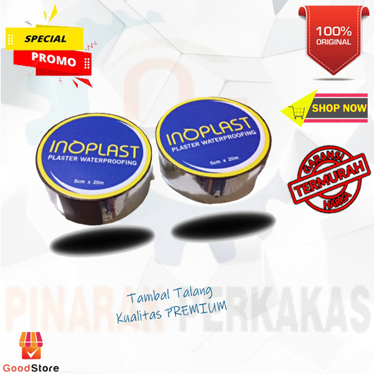 Jual Inoplast Uk. 5cm x 1m Tambal Talang AL Butyl Tape Alumunium Waterproofing | Shopee Indonesia