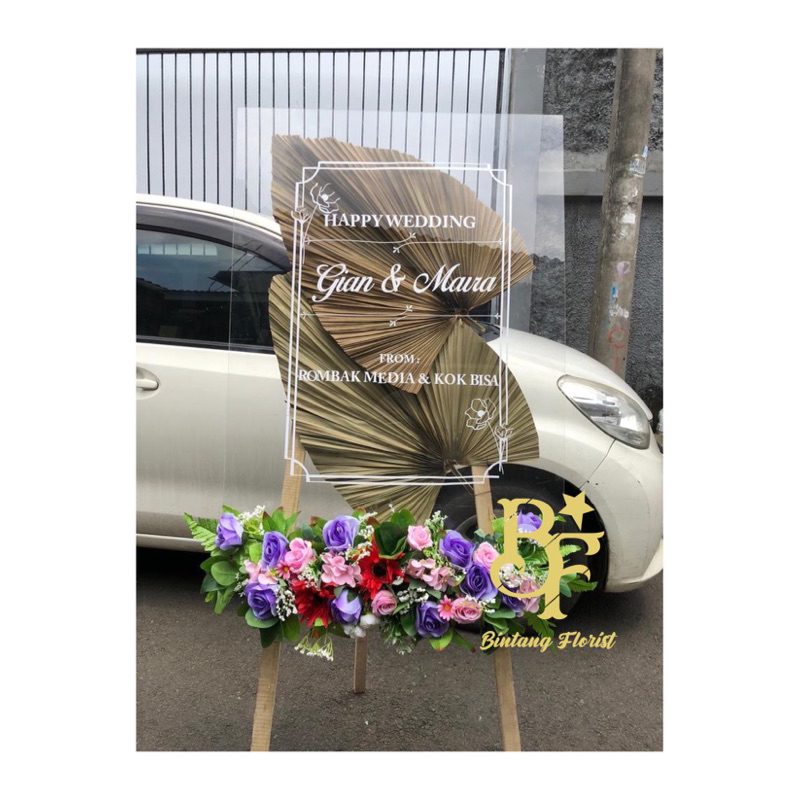 Jual Bintang Papan Bunga Akrilik / Bunga Papan Akrilik / Gift ...