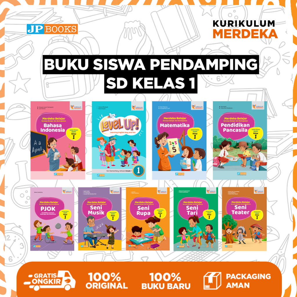 Jual Buku Siswa Teks Pendamping Kurmer Sekolah SD Kelas 1 - Kurikulum Merdeka - Penerbit JP ...