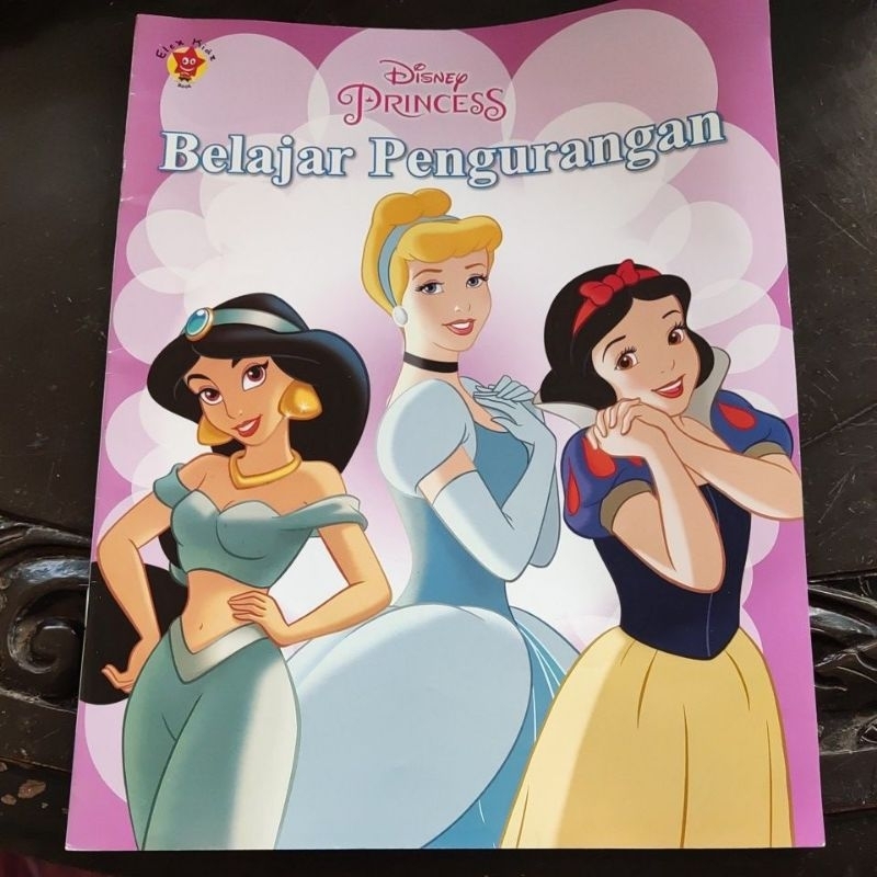 Jual Buku disney princess belajar pengurangan | Shopee Indonesia