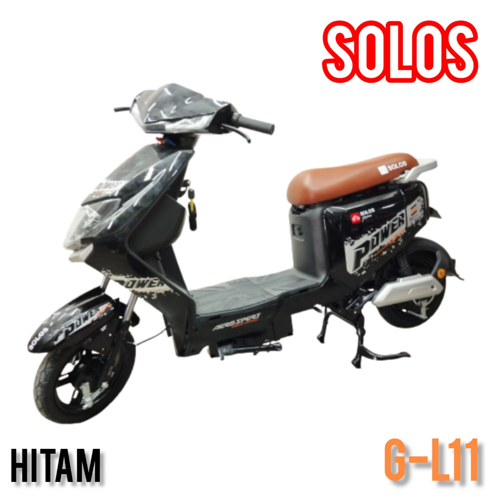 Jual Sepeda Listrik Merek SOLOS GL-11 NEW E-Bike Model Motor | Shopee ...
