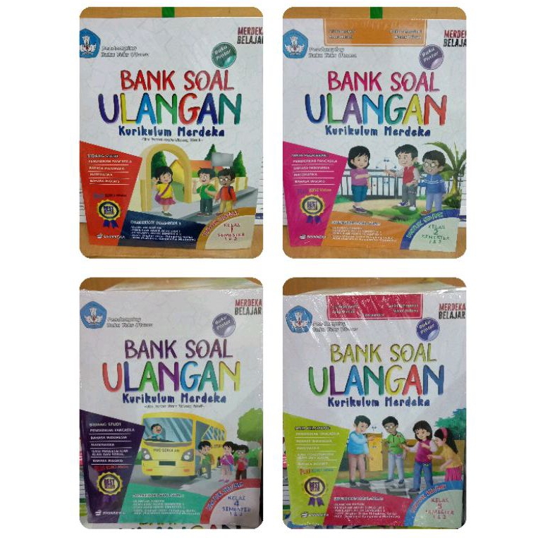 Jual Bank Soal Ulangan Kurikulum Merdeka Kelas 1,2,4,5 Semester 1&2 | Shopee Indonesia