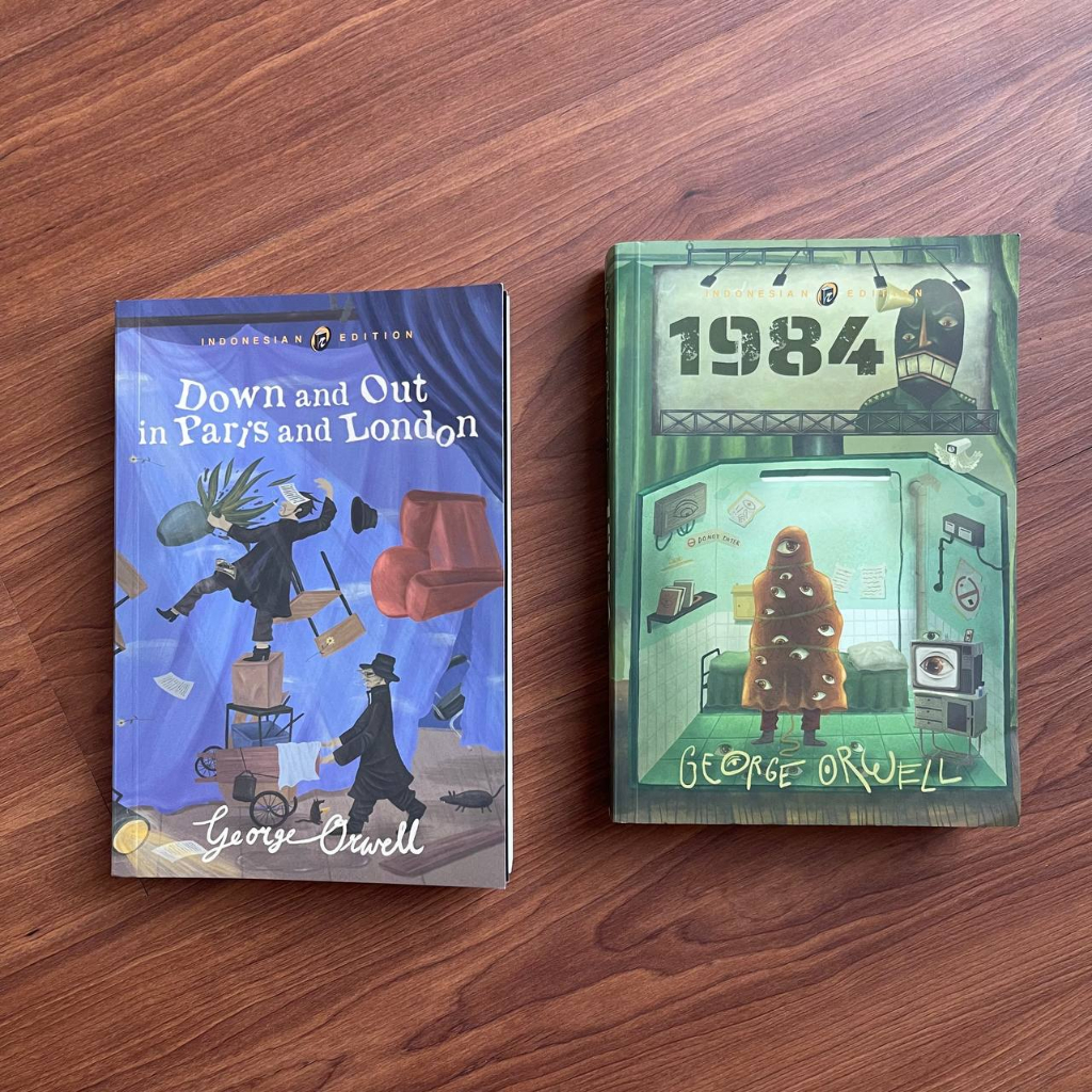 Jual Paket Buku 1984 George Orwell - Down and Out in Paris and London ...