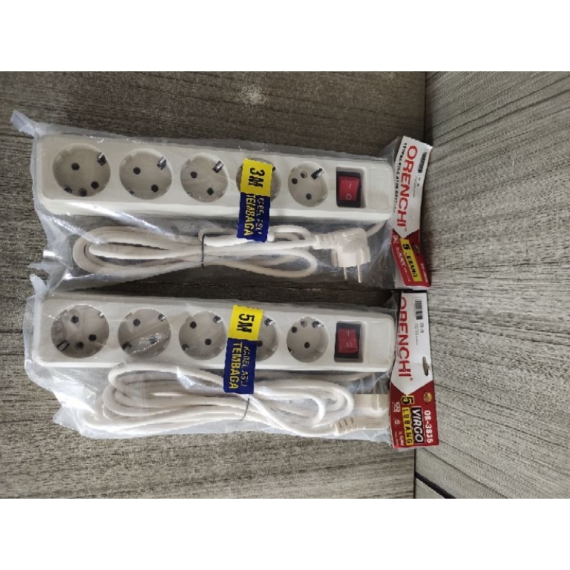 Jual KABEL OLOR ORENCHI 5 LUBANG 3 METER / 5 METER | Shopee Indonesia