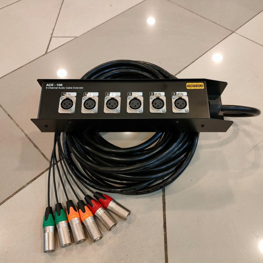 Jual Kabel snake isi 6 / snake cable 6ch plus box - 30 meter | Shopee ...