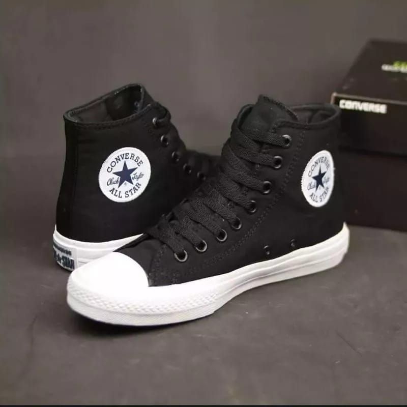 Jual CONVERSE ALL STAR BOOTS AL STAR PRIA/WANITA Sneakers GRADE hitam ...