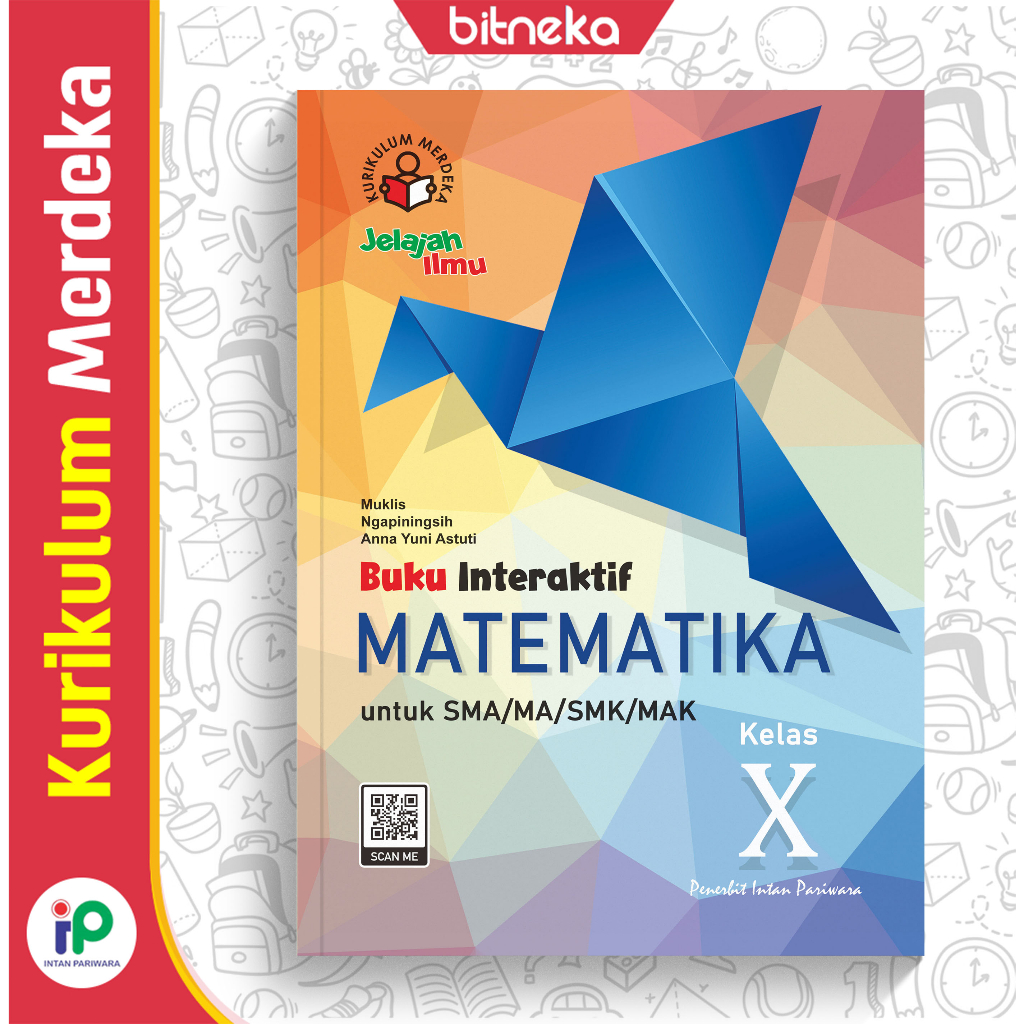 Jual Buku Siswa Pendamping(Buku Interaktif) Matematika SMA/MA kelas 10 Kurikulum Merdeka - Intan ...