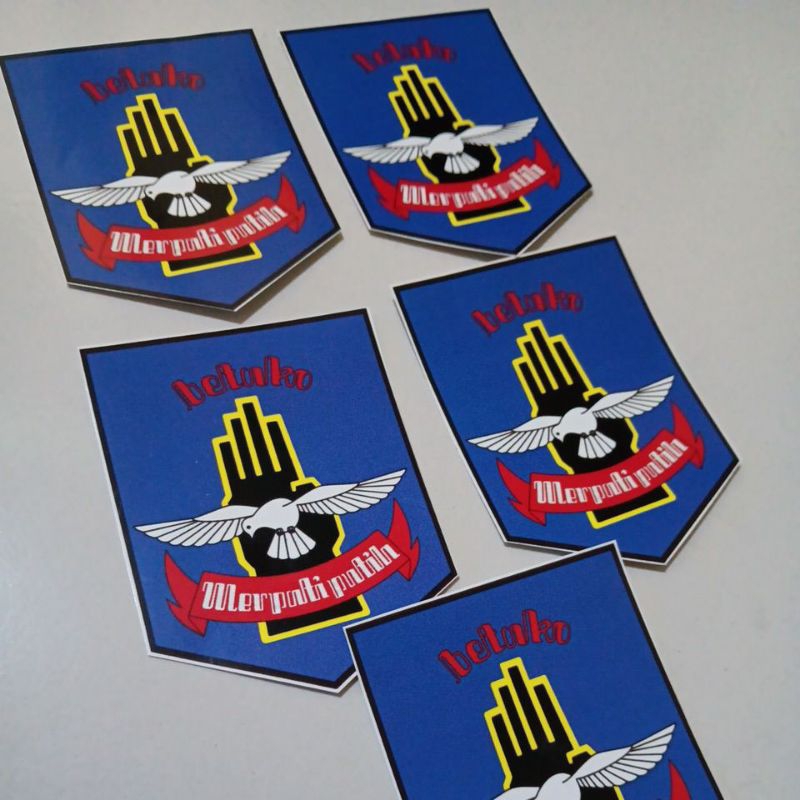 Jual STIKER MERPATI PUTIH 10rb dapat 12 pcs ukuran 6X7,4 cm | Shopee ...