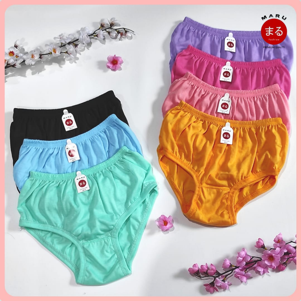Jual Celana Dalam Wanita Polos Size kecil Dan Jumbo Bumil / Bahan Halus dan Adem (Uk XL 3L 4L 5L ...