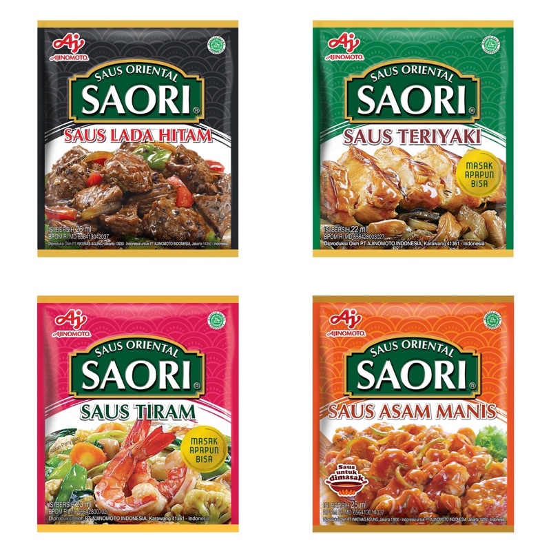 Jual SAORI sachet 22ml // saori renceng // saori saos tiram // saori ...