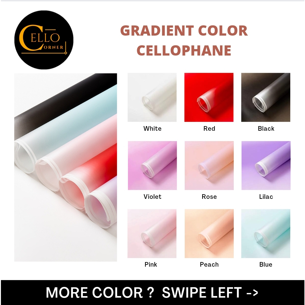 Jual GRADIENT COLOR CELLOPHANE / Cellophane Gradasi / Gradient ...