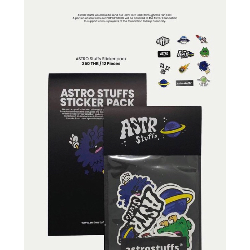 Jual ASTROSTUFFS STICKER BRIGHT VACHIRAWIT OFFICIAL GOODS GMM ASTRO ...