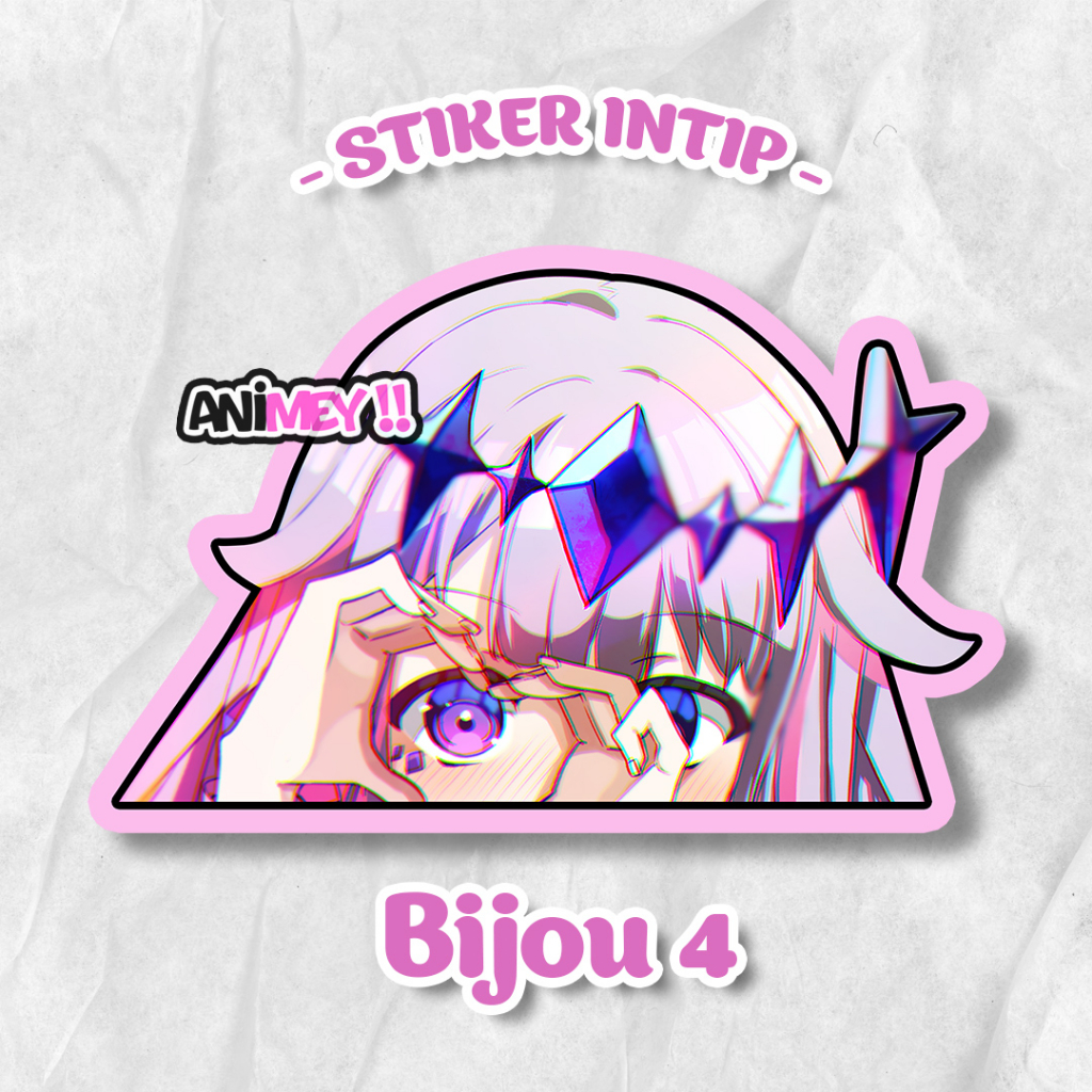 Jual Stiker Intip Koseki Bijou / Sticker Anime Waterproof | Shopee ...