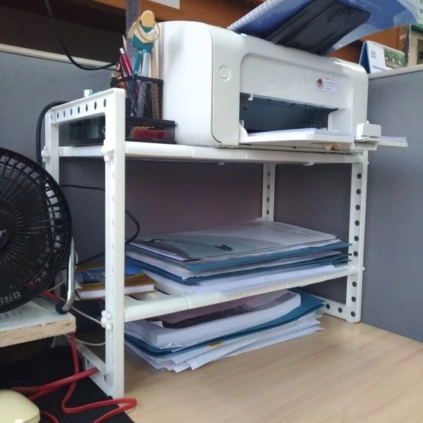 Jual Rak Printer Scanner Atas Meja Dengan Wadah Kertas HVS Rak Buku ...