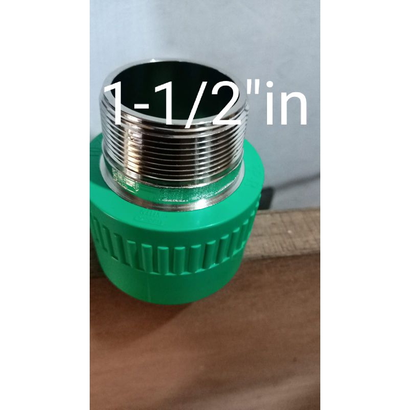 Jual Sok Drat Luar Ppr 11/2"inch atw dn50mm Piting Pipa Male Theread ...