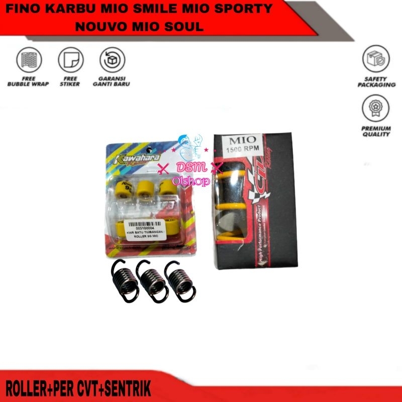 Jual PAKET UPGRADE KIRIAN CVT ROLLER LOLER ROLER LORER KAWAHARA RACING ...