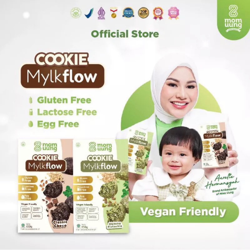 Jual Mom Uung Cookies Mylkflow / Cemilan Sehat Pelancar ASI / Gluten ...