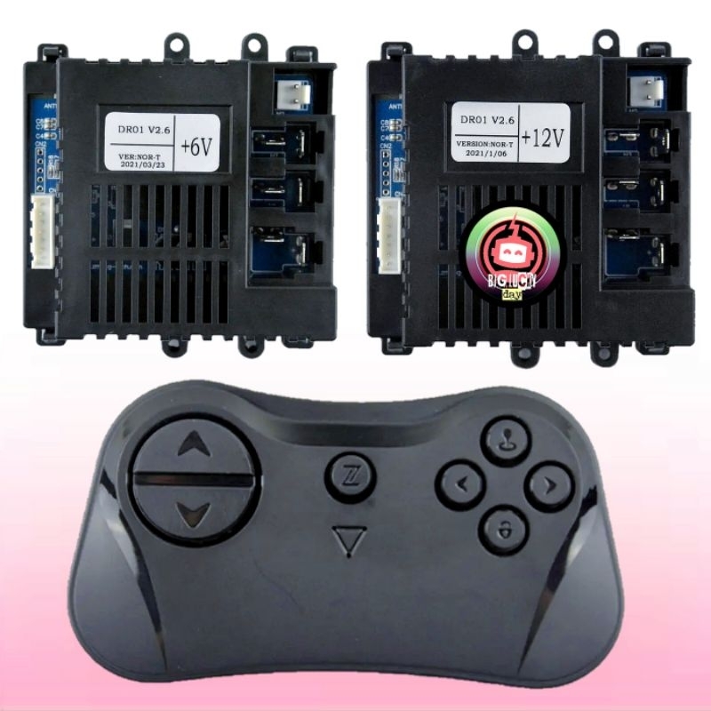 Jual REMOT RECEIVER DR01 V2.6 VER:NOR-T 6V / 12V MOBILAN AKI REMOTE ...