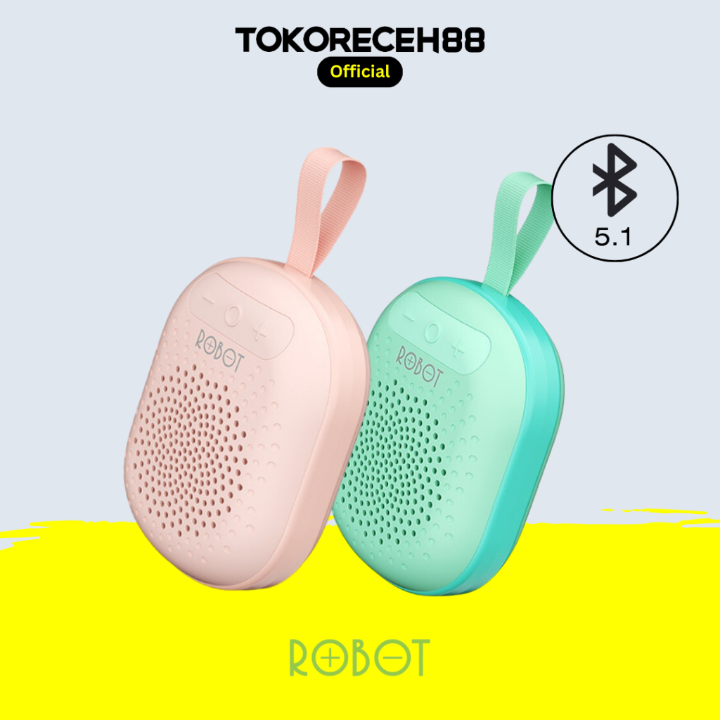 Jual SPEAKER BLUETOOTH ROBOT RB20 Bluetooth 5.1 Mini Speaker Aktif ...