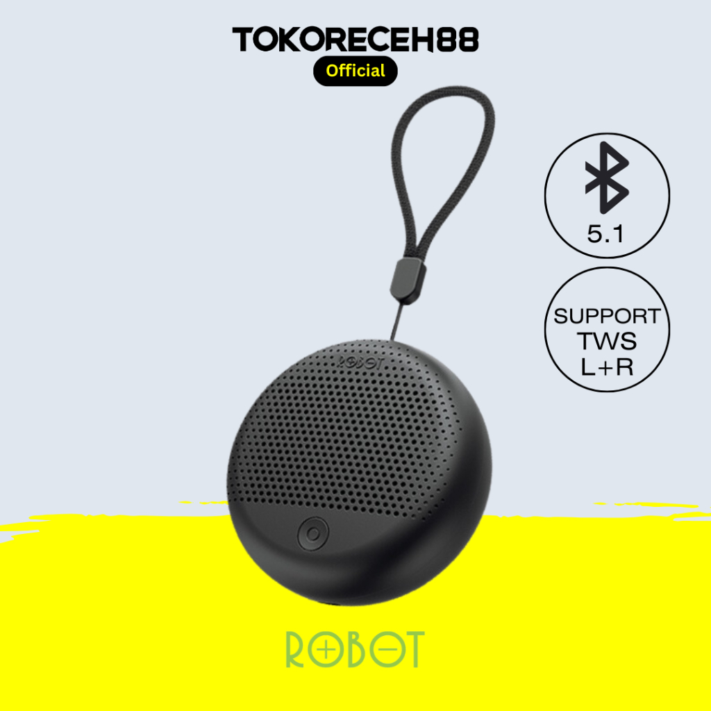 Jual SPEAKER Bluetooth ROBOT RB30 Chip 5.1 Portable TWS True Wireless ...