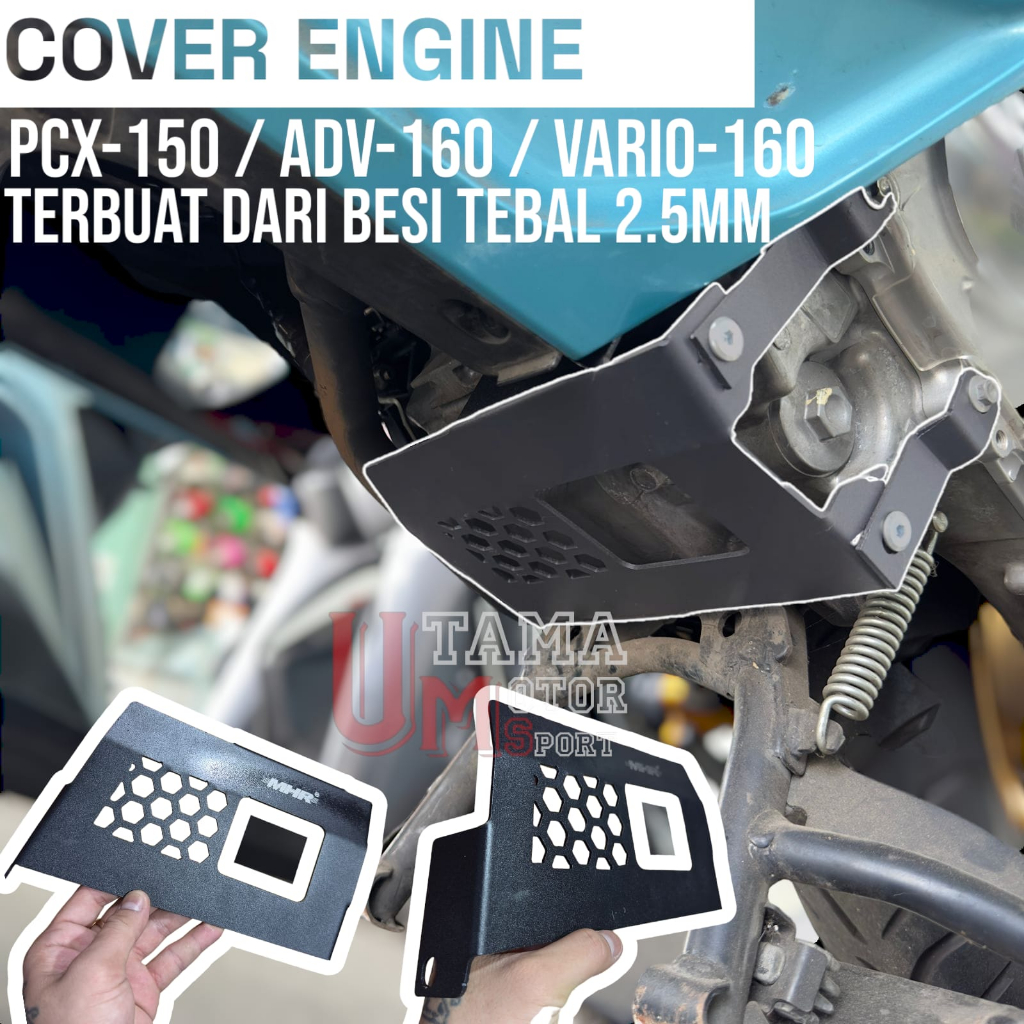 Jual Cover Engine Pelindung Mesin Dek Bawah PNP Motor ADV-160 / PCX-160 / VARIO-160 Original MHR ...