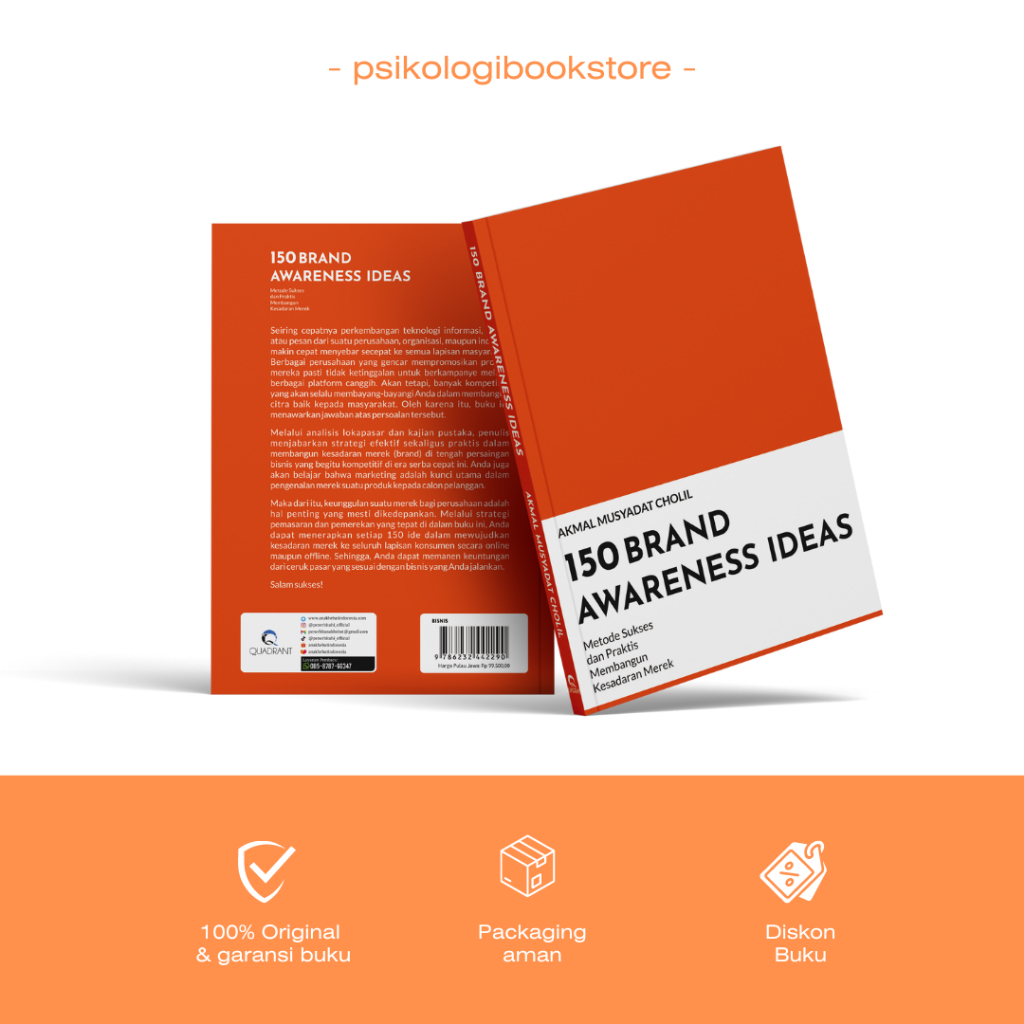 Jual Buku 150 Brand Awareness Ideas : Metode Sukses Dan Praktis ...