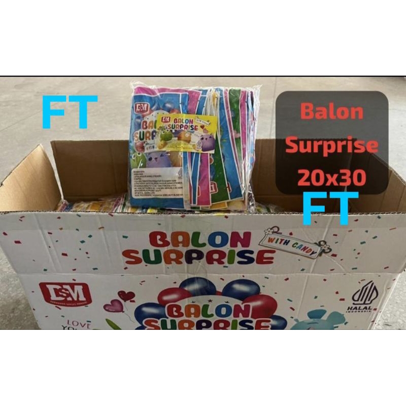 Jual PERMEN + BALON SURPRISE 30 PCS | Shopee Indonesia