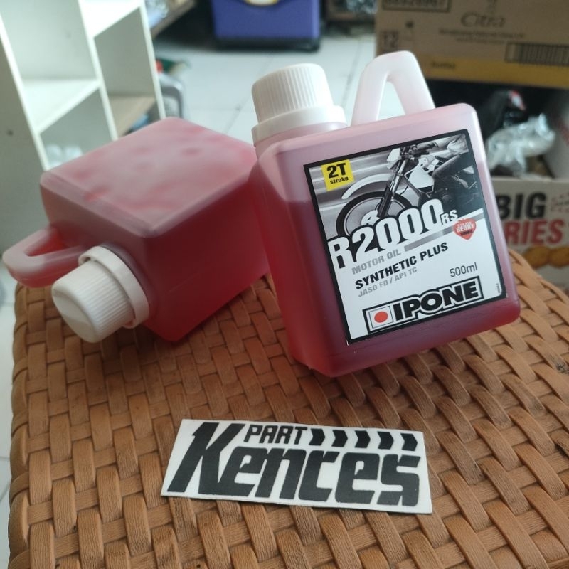Jual OLI SAMPING 2T IPONE R2000RS MOTOR OIL SYNTHETIC PLUS REPACK 500ML ...