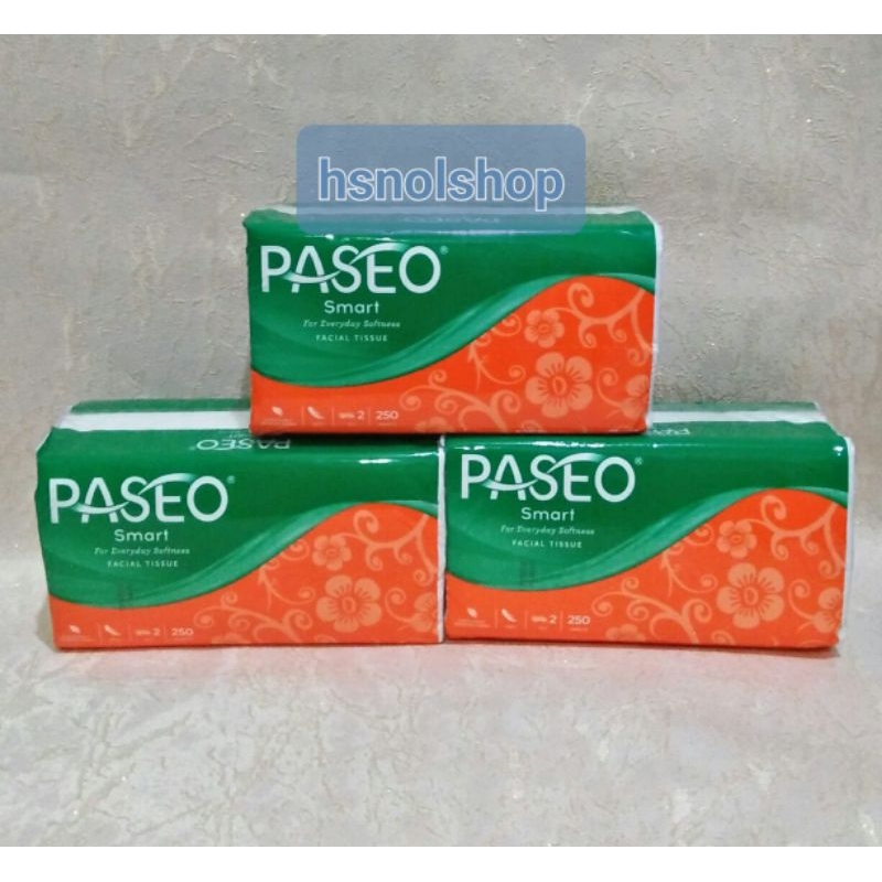 Jual Tissue Paseo 540 sheets isi 3 pack / Tissue Facial Paseo 540 ...