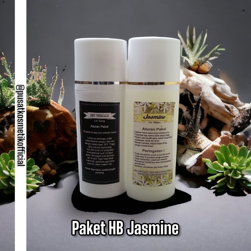 Jual ORIGINAL Paket Handbody Whitening Hand Body Lotion Pemutih Jasmine Dosis Tinggi SIANG MALAM ...