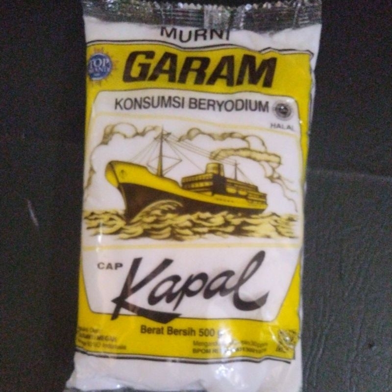 Jual garam cap kapal 500g | Shopee Indonesia