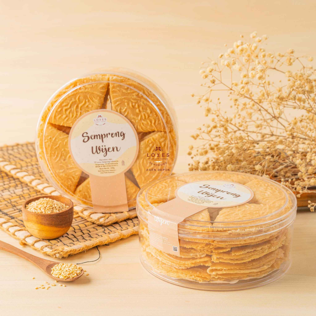 Jual Loves Semprong Wijen – Kue Semprong Toples Reguler; Enak, Halal ...